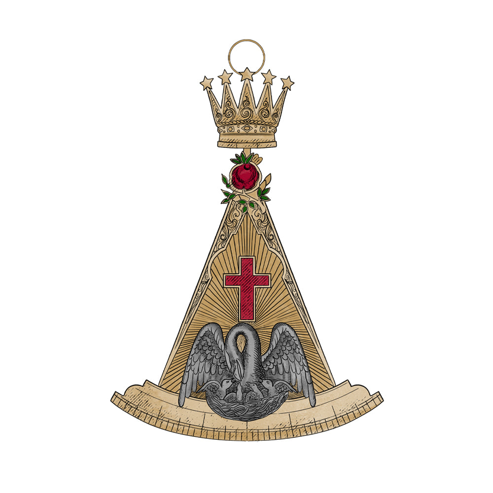 Rose Croix Logo Masonic Rose Croix 18th Degree Apron Significance