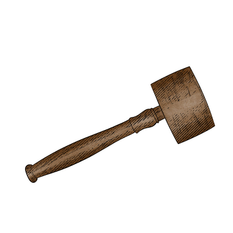 Wooden Common Gavel Masonic Working Tool – Distribution Services